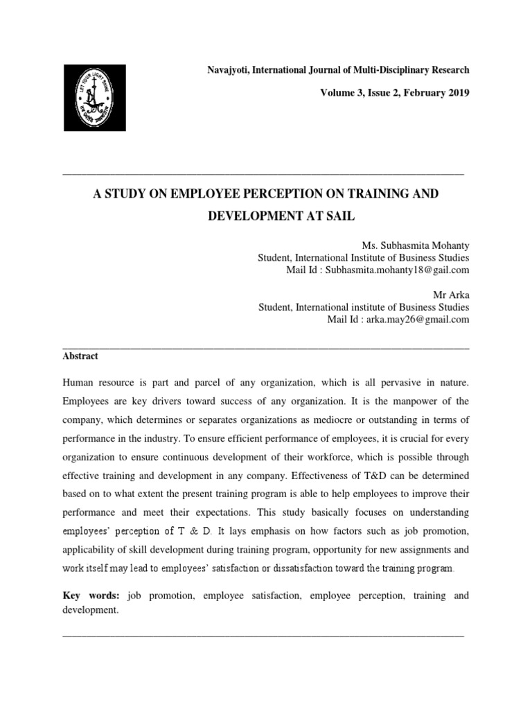 Employee Views on SAIL Training | PDF | Data | Employment