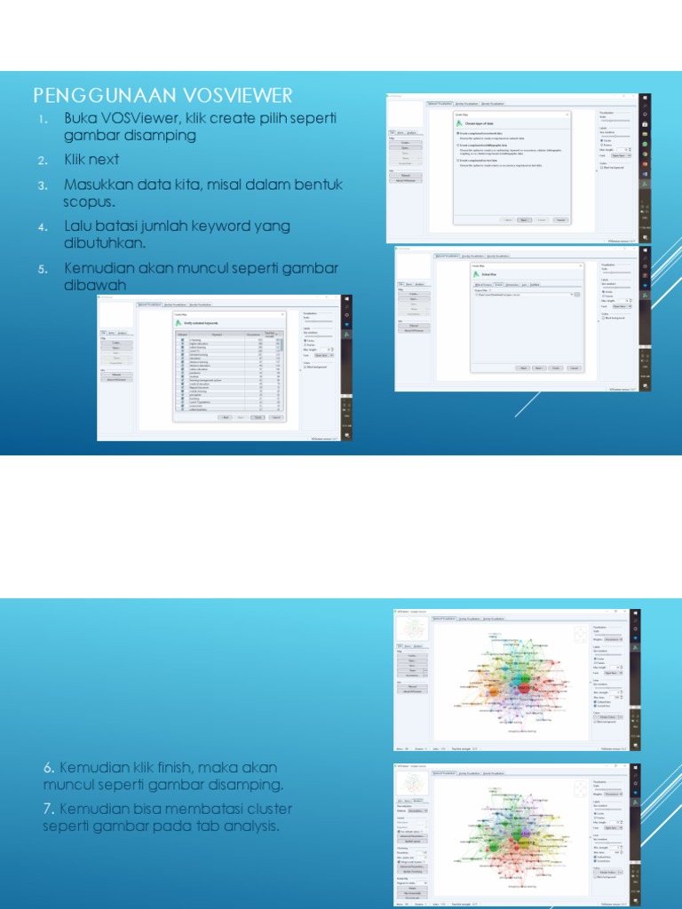 Penggunaan VosViewer PDF | PDF