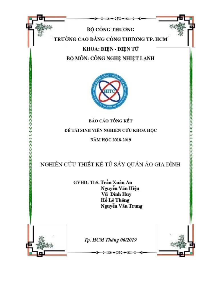 (123doc) - Nghien-Cuu-Thiet-Ke-Tu-Say-Quan-Ao-Gia-Dinh PDF | PDF