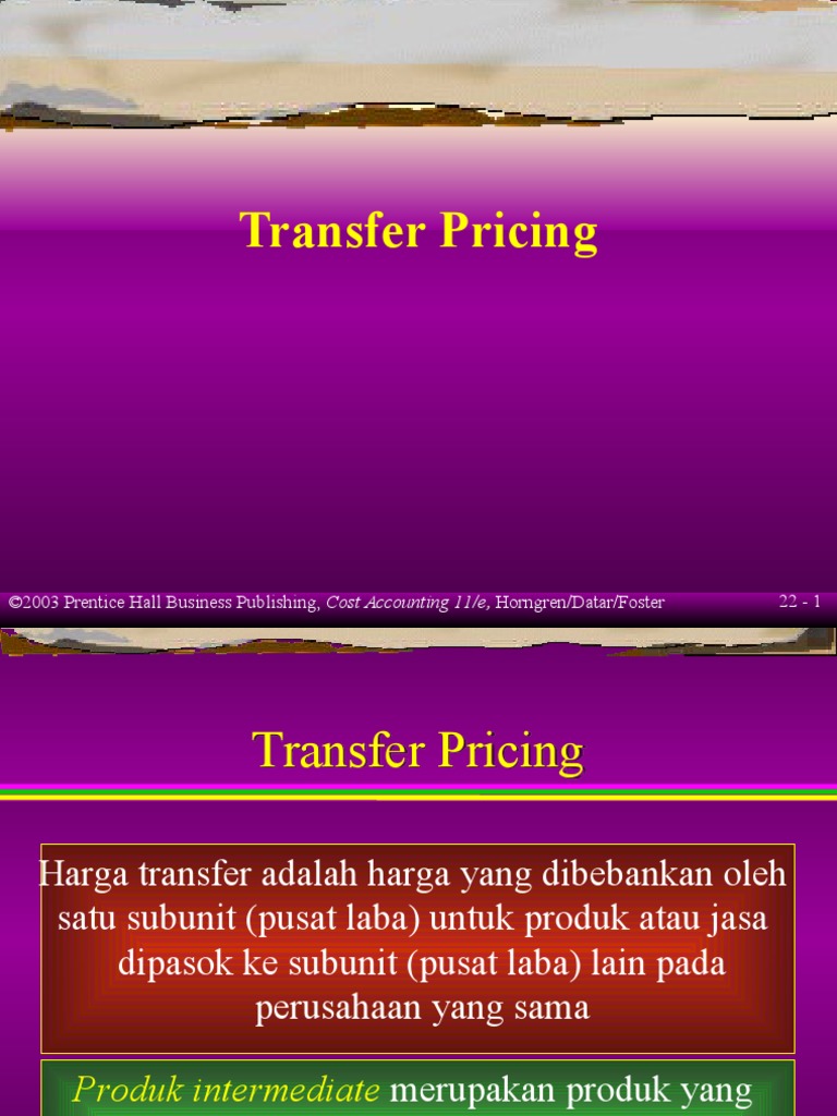 Metode Transfer Pricing | PDF