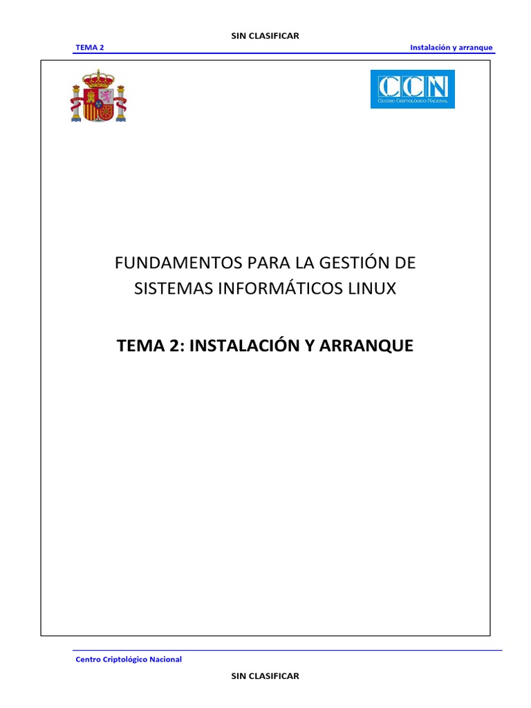 TEMA 2 - Instalacion y Arranque | PDF | Distribución de Linux | Arranque