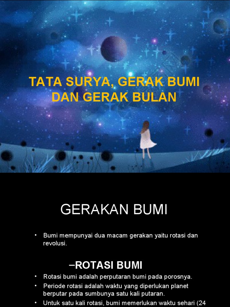 Rotasi Dan Revolusi Bulan | PDF