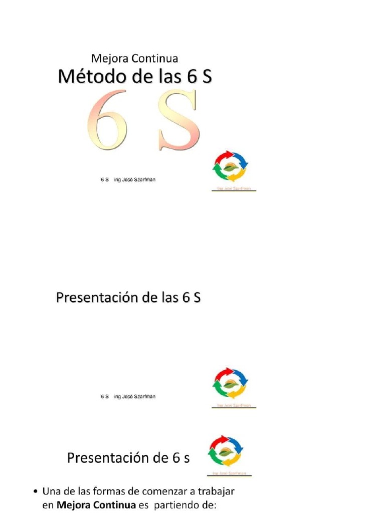 Metodo de Las 6S | PDF