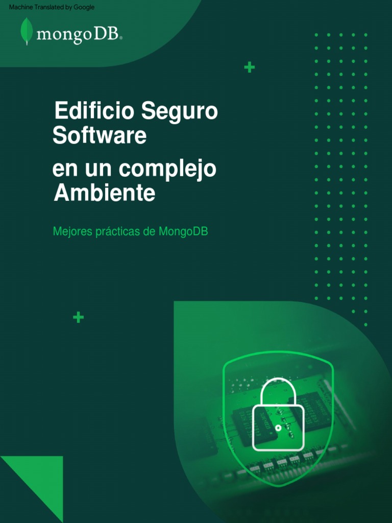 Mongodb Security Best Practices Pdf Computación En La Nube Software
