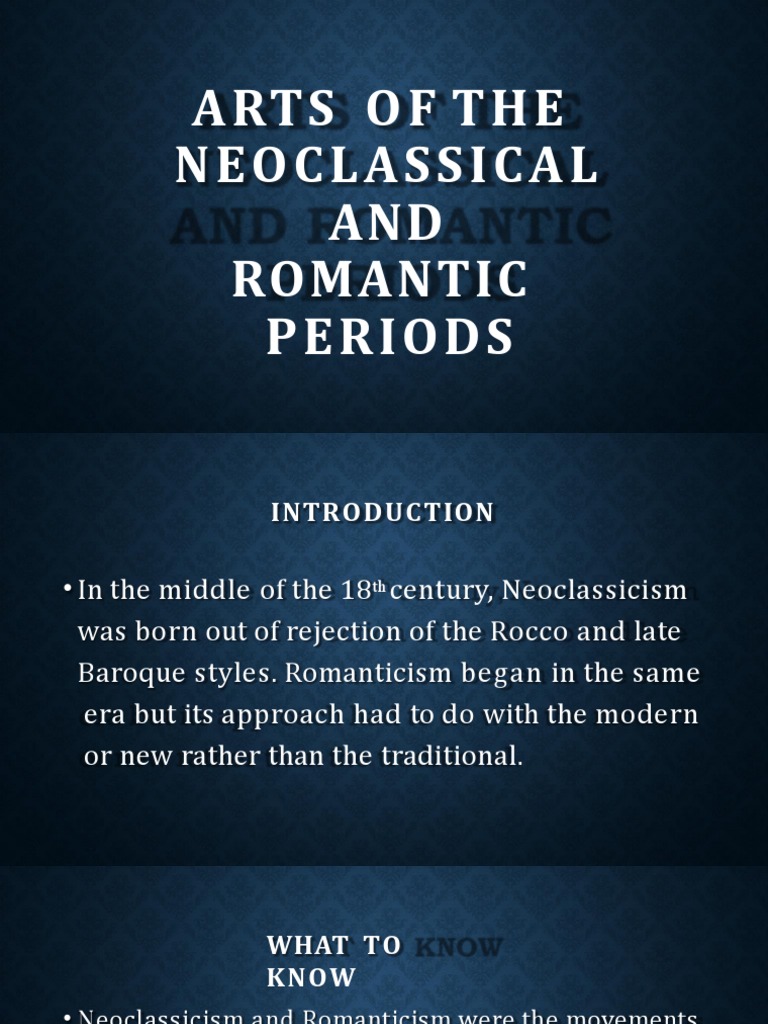 Neo C | PDF | Classicism | Romanticism