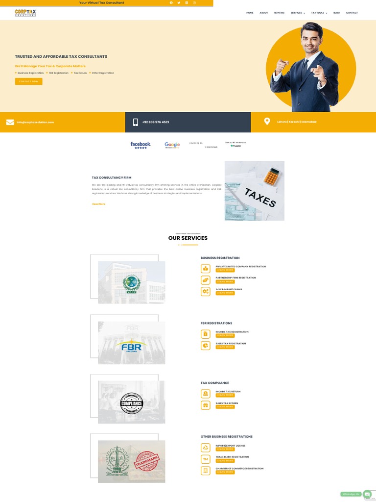 Best Virtual Tax Consultancy Firm in Pakistan - Corptax Solutions PDF File! | Download Free PDF ...