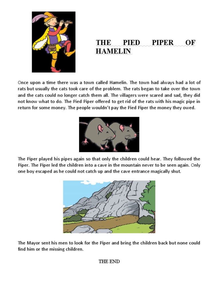 The Pied Piper of Hamelin Story | PDF