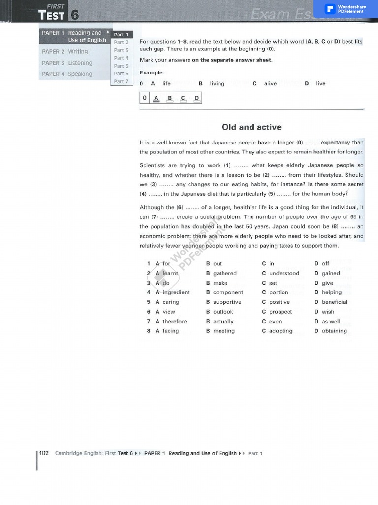 Test 6 - National Geographic Exam Essentials 1-5 | PDF