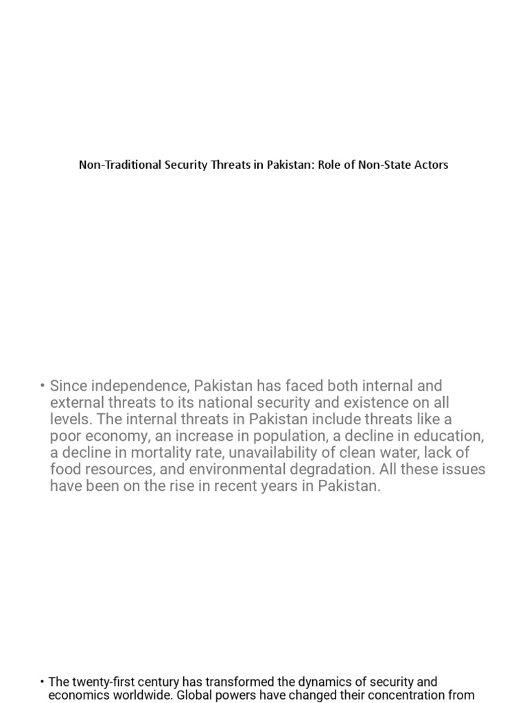Non State Actors Pdf Mujahideen Inter Services Intelligence