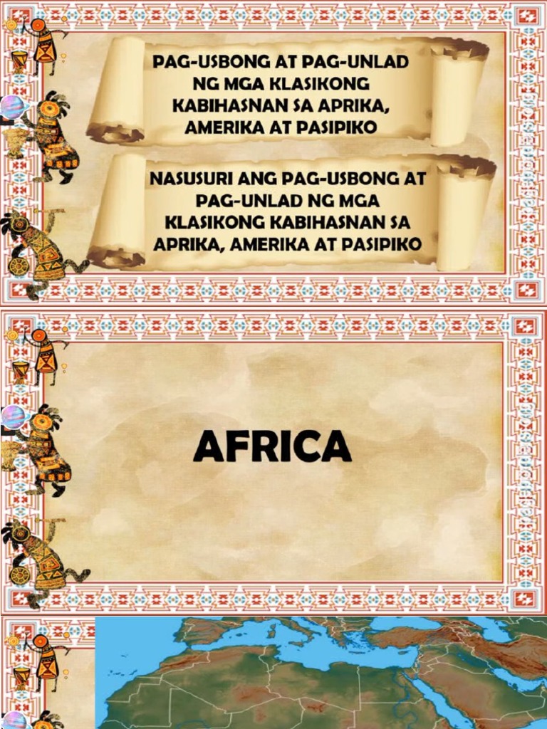 Ang Sinaunang Aprika Amerika at Mga Pulo Sa Pasipiko | PDF