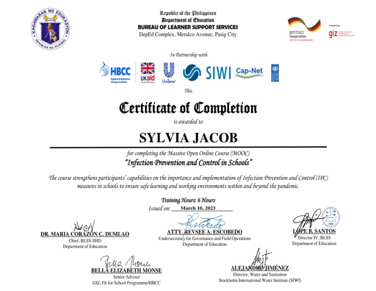 JACOB certificate-WINS | PDF