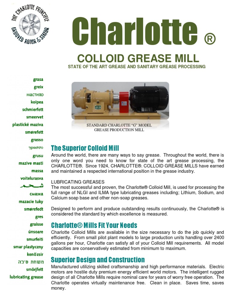 BROCHURE Charlotte Mils Grease | PDF