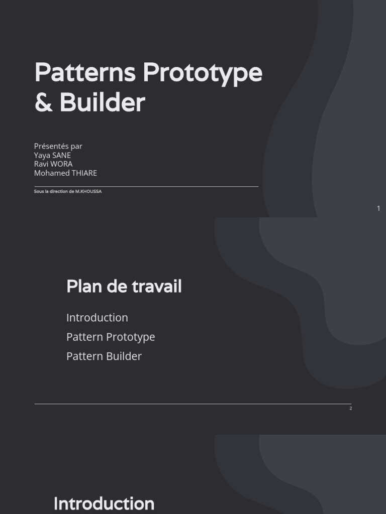 Prototype & Builder: Patrons de Création | PDF | Interface ...