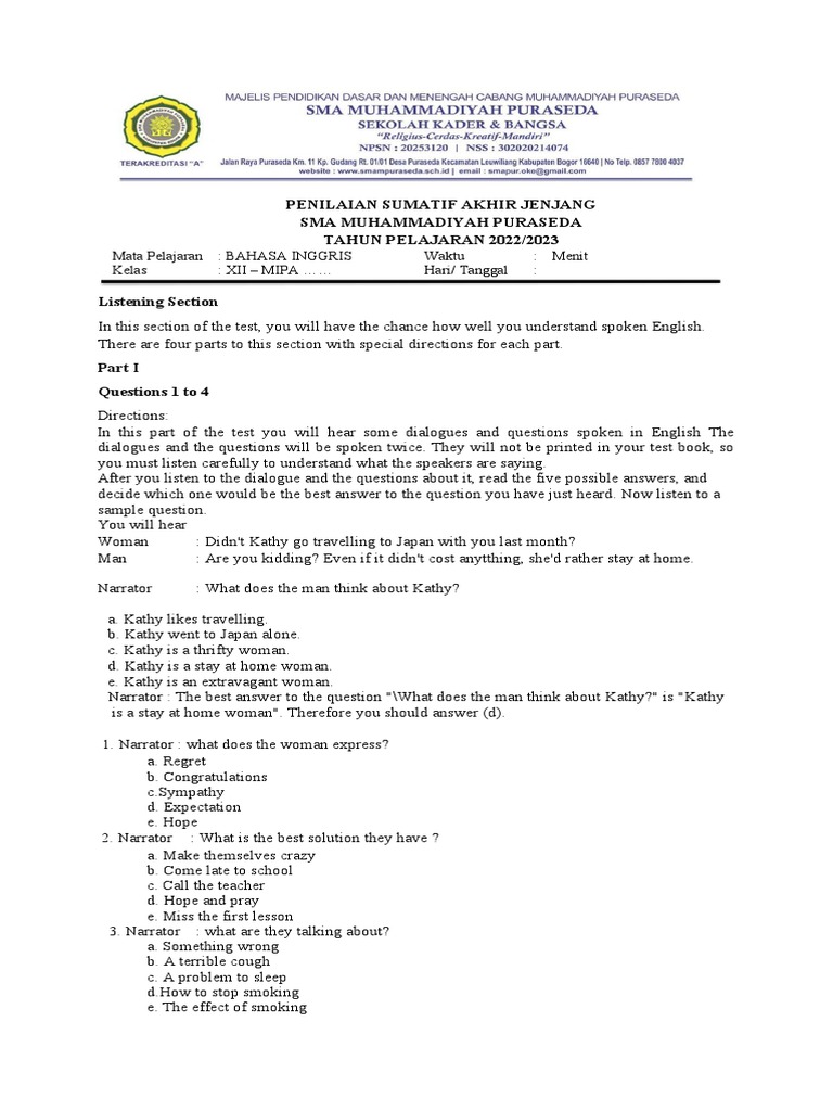 Us Sma 20222023 | PDF