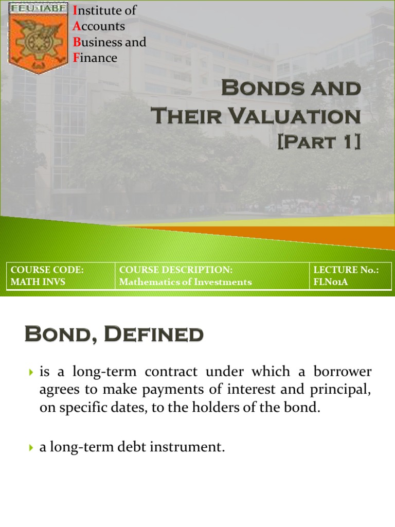 Bonds and Their Valuation-1 | PDF | Bonds (Finance) | Yield (Finance) Bonds and Their Valuation-1 | PDF | Bonds (Finance) | Yield (Finance)