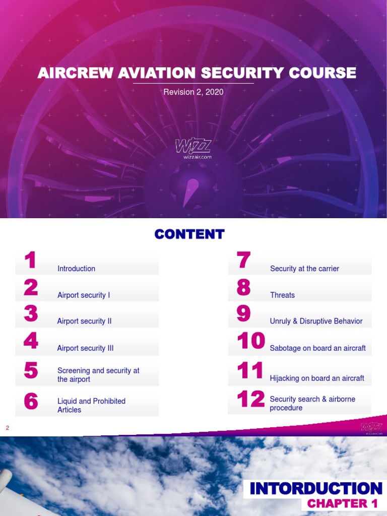 Aircrew Aviation Security Training Guide | PDF | Airport Security | Airport