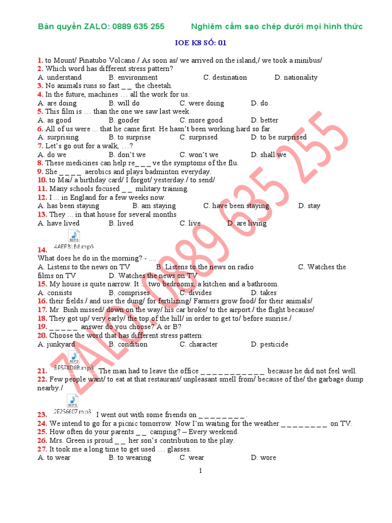 01 de Ioe K8 2022-2023 | PDF