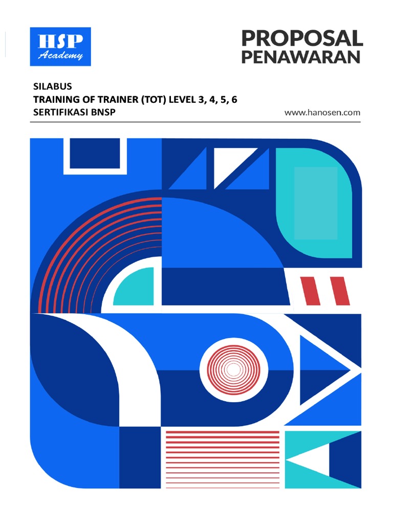 TOT (Training of Trainer) Sertifikasi BNSP Level 3,4,5,6 | PDF