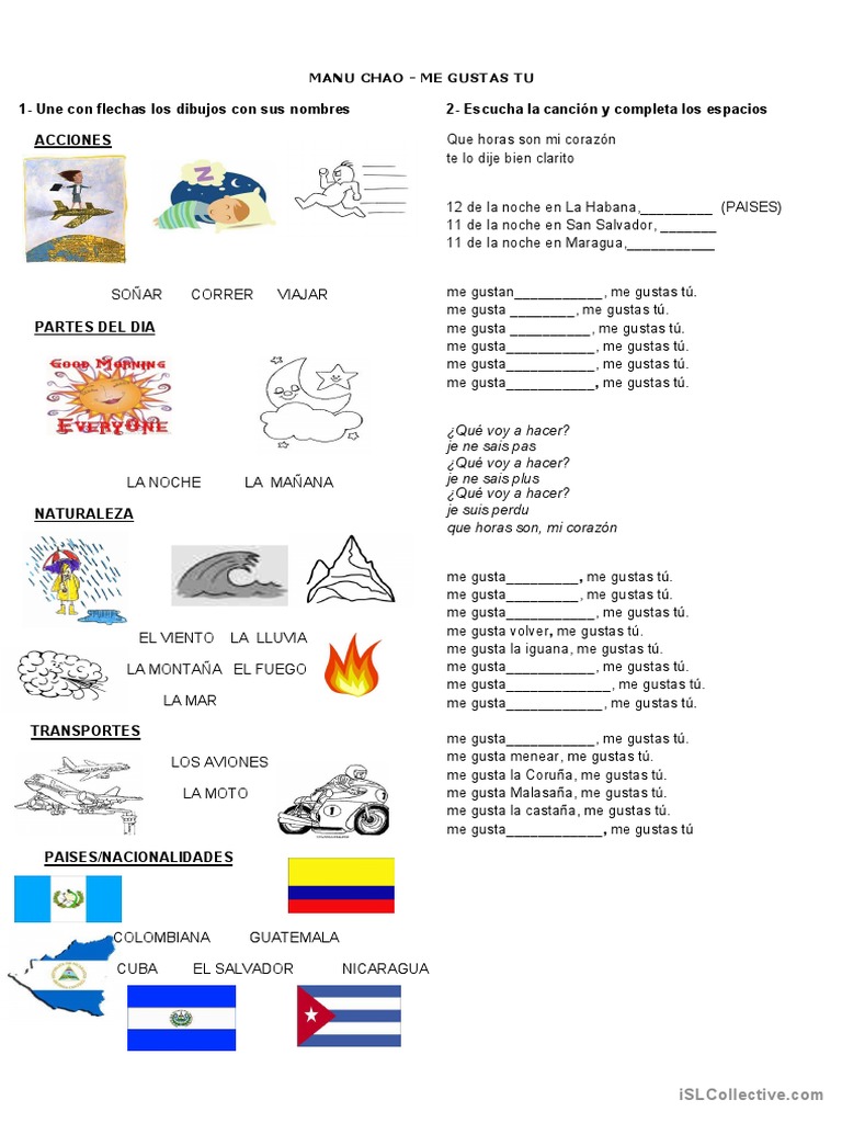 Manu Chao - Me Gustas Tu | PDF