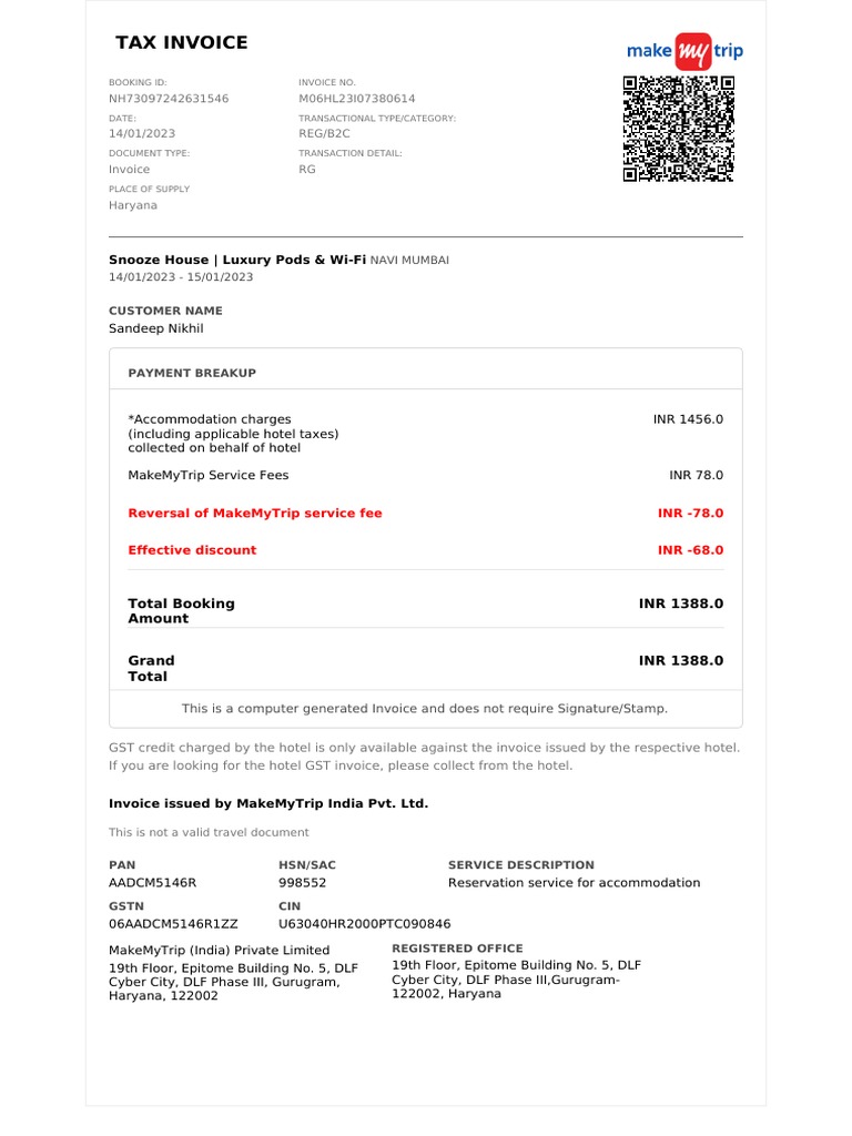 NH73097242631546 Finance Invoice | PDF