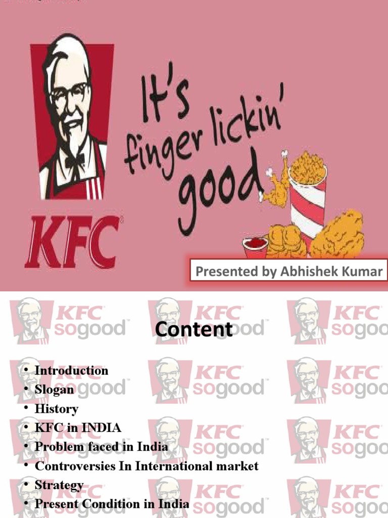 KFC's Journey and Challenges in India | PDF | Foods | Food And Drink
