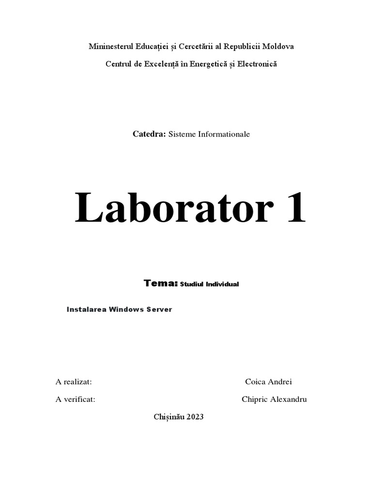 Studiu Individual 1 PDF | PDF