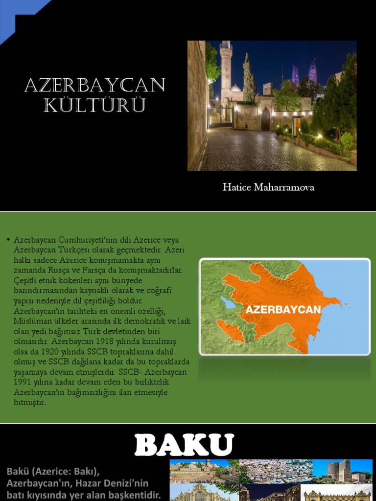 Azerbaycan Kültürü | PDF