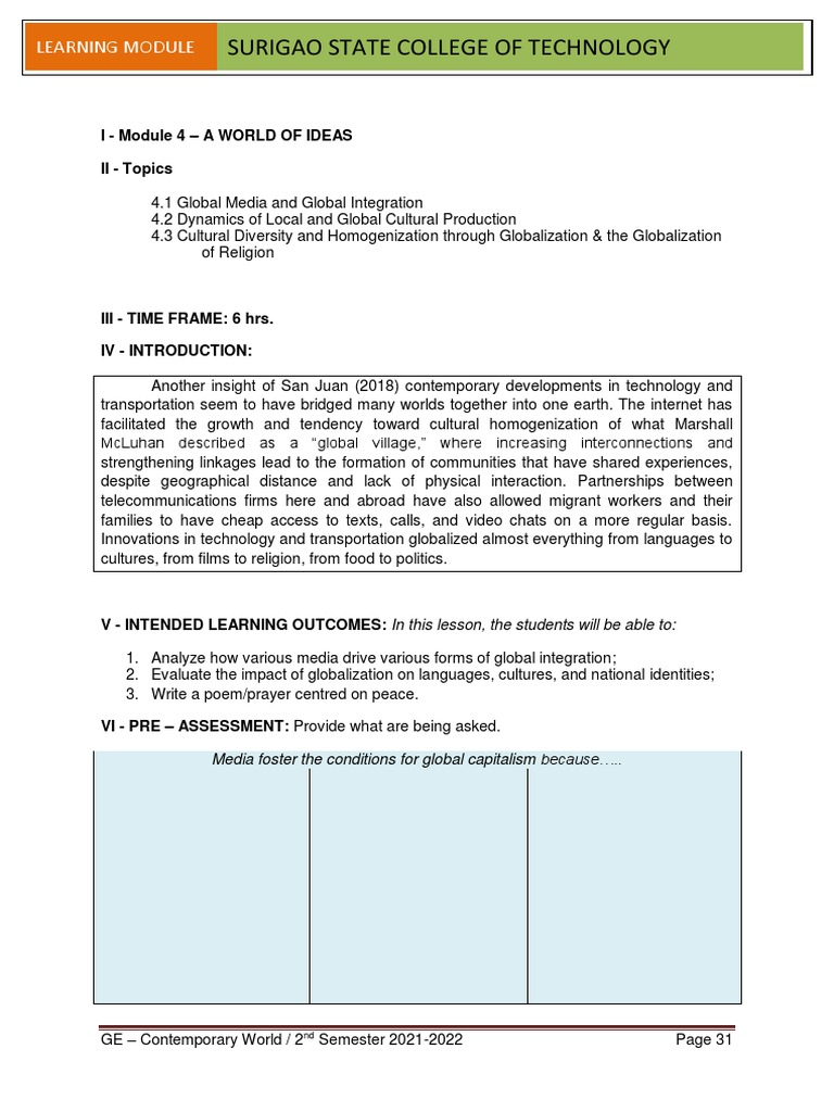 Module4 AWorldofIdeas | PDF
