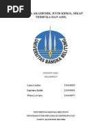 Makalah Budaya Akademik & Etos Kerja, Sikap Terbuka Dan Adil Kelompok 10 | PDF