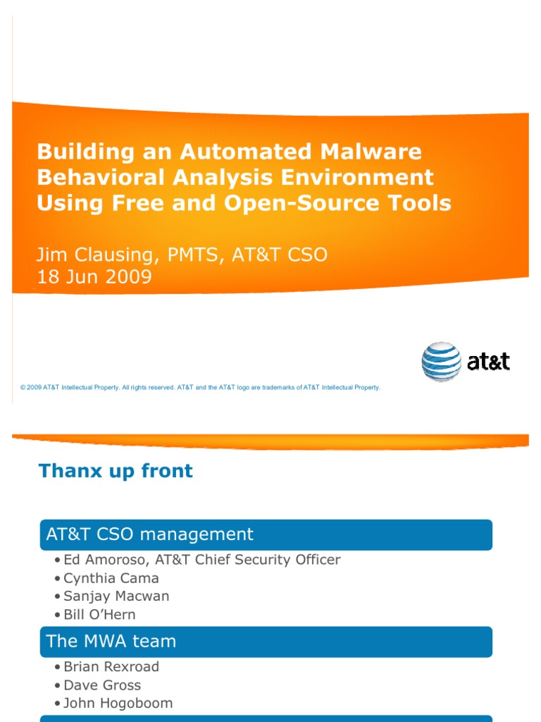 Automated Malware Analysis Sans Fire 2009 2 | PDF | Port (Computer ...