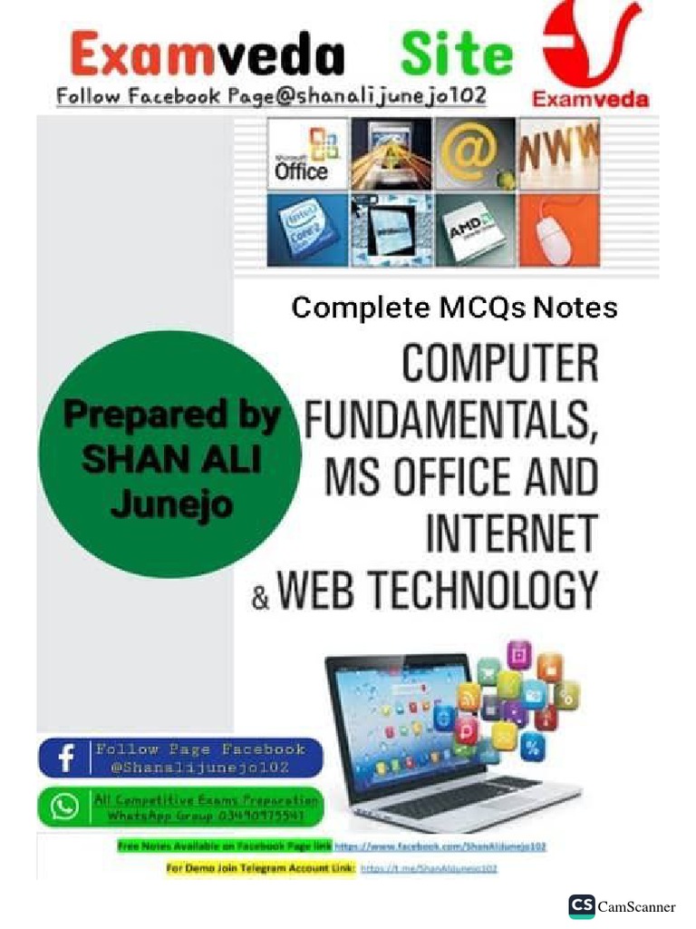 Examveda Computer Complete Notes | PDF Examveda Computer Complete Notes | PDF