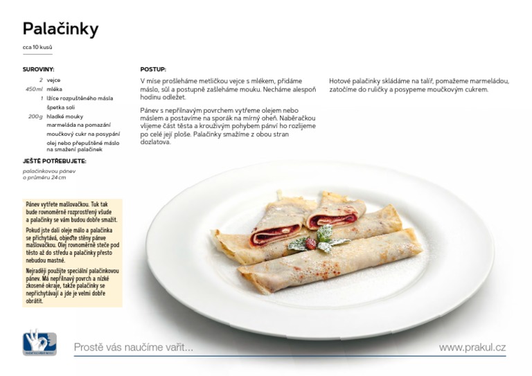 Recept Palacinky PDF | PDF