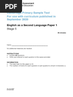May 2024 - English - Paper 2 Listening | PDF
