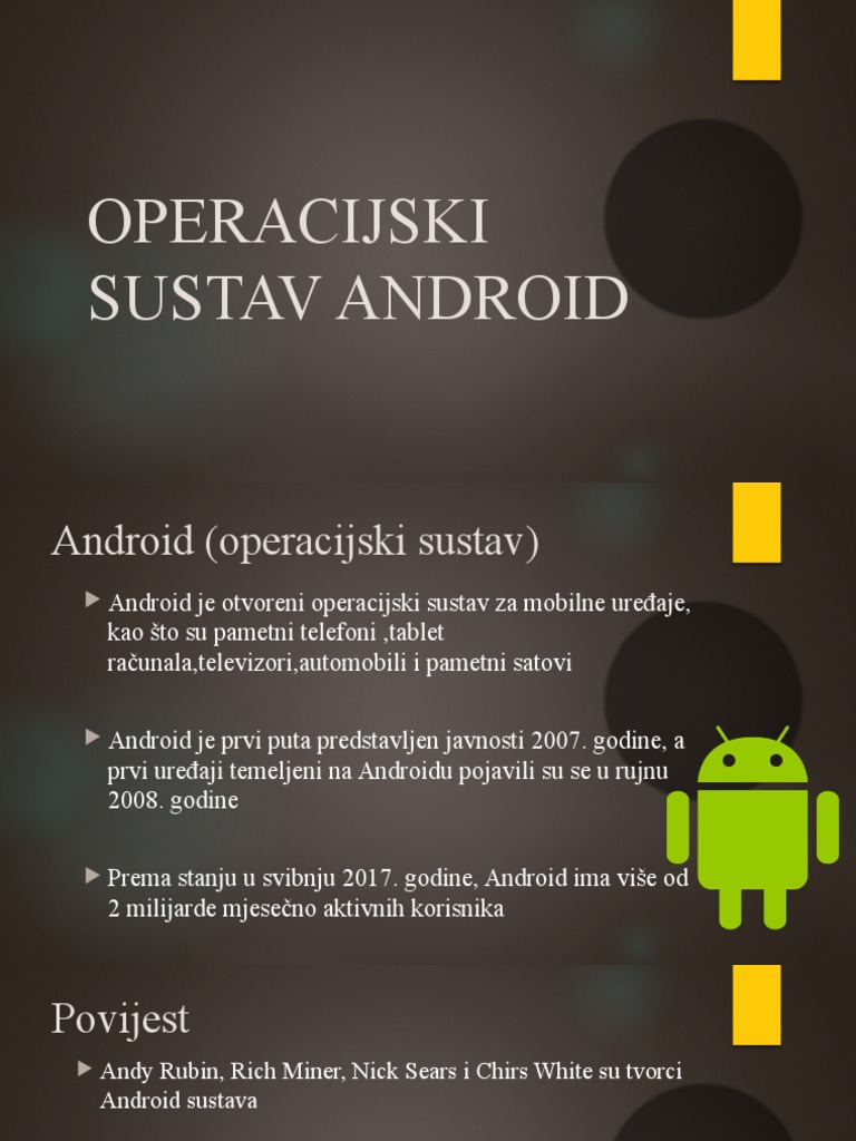 Operacijski Sustav Android Pdf