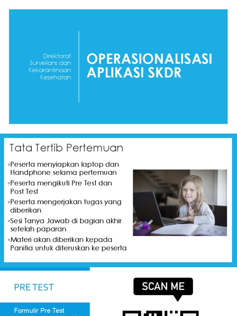Modul Pelatihan Inti 1. Operasionalisasi Aplikasi SKDR 01feb2023 PDF | PDF