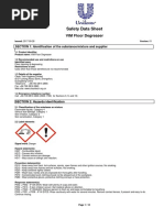 Safety Data Sheet: CIF Disinfectant Floor Cleaner | PDF | Occupational ...