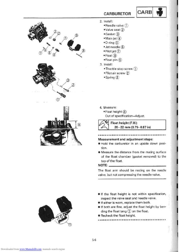 dt175 Carb Diagram 1 | PDF