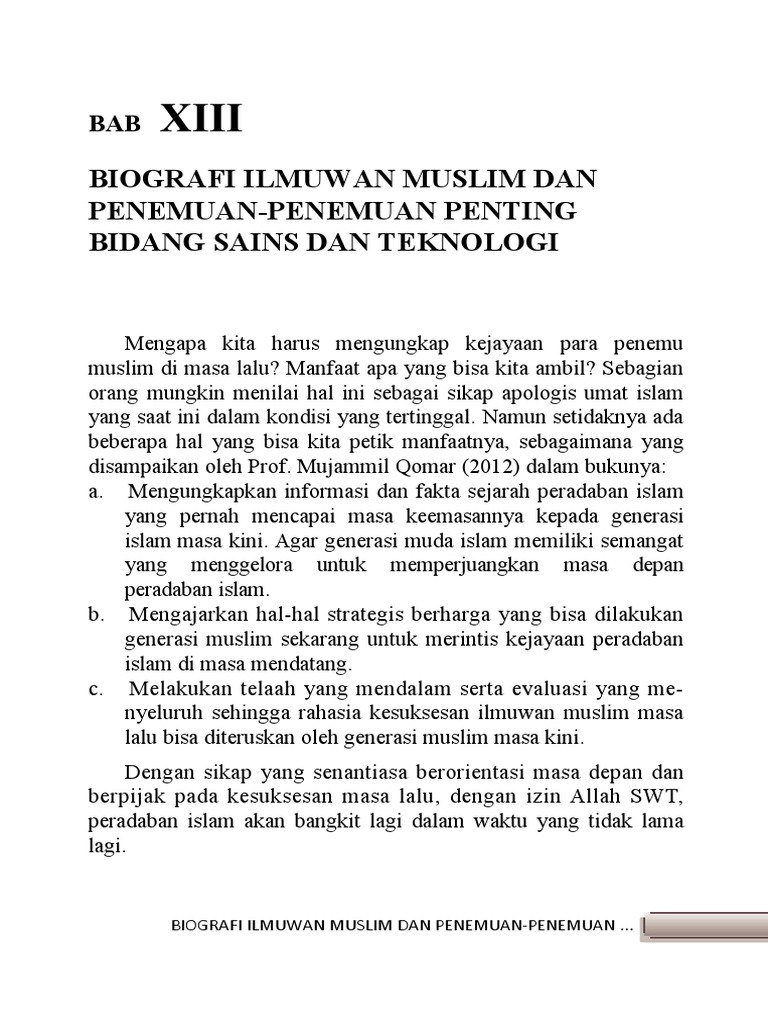 MODUL ILSN DAN IPTEKS BAB XIII.docx | PDF