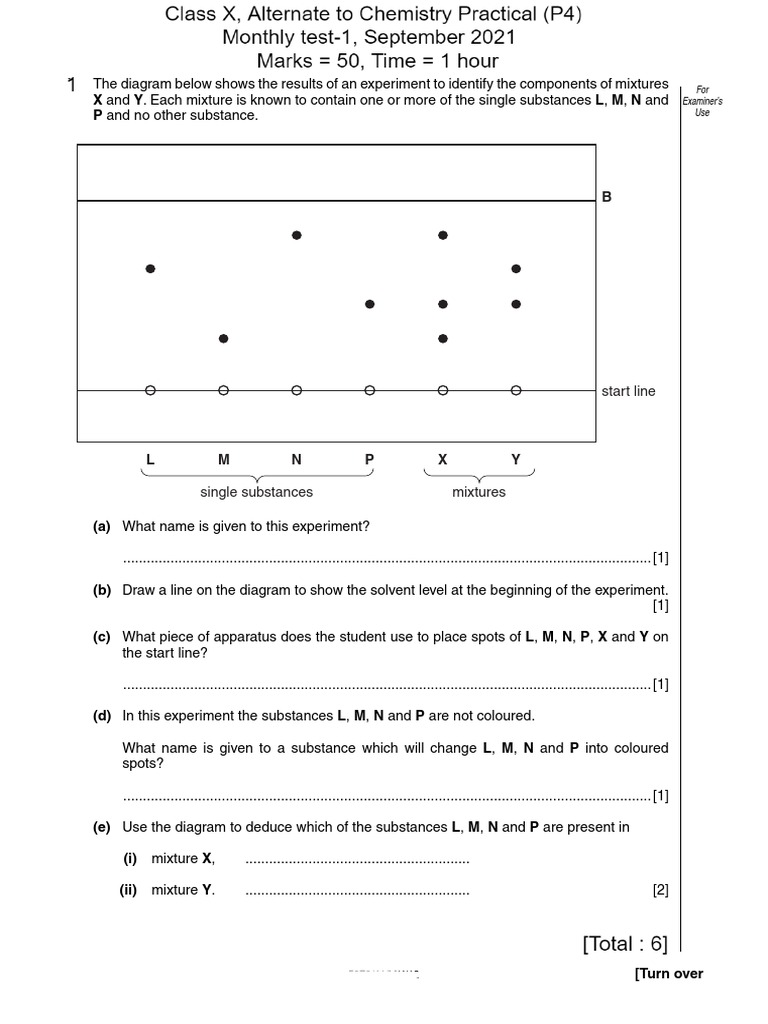 Chemistry Paper 4 | PDF | Chemistry | Titration