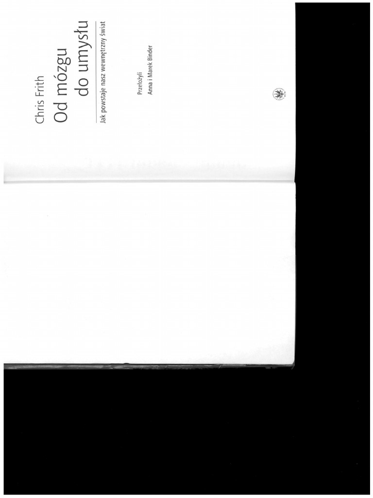 Frith Chris - Od Mózgu Do Umysłu | PDF