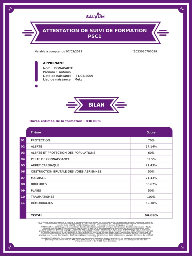 Attestation 2 PDF | PDF