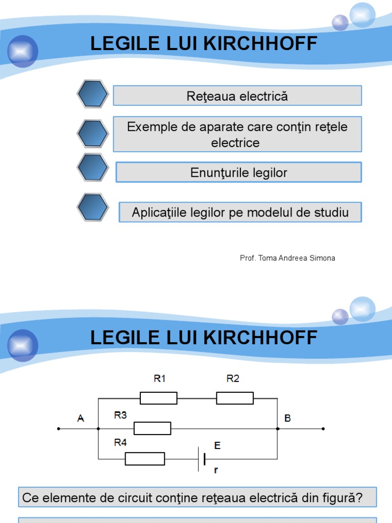 Legile Lui Kirchhoff | PDF
