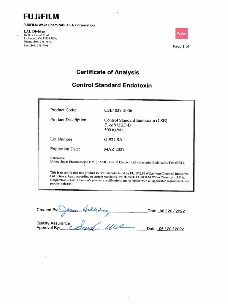WH - 20230313 - Certificate CSE-G92USA | PDF