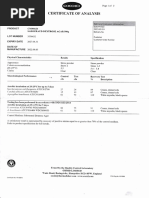 Certificado de Calidad Oxoid Plate Count 2016 | PDF | Colony Forming ...