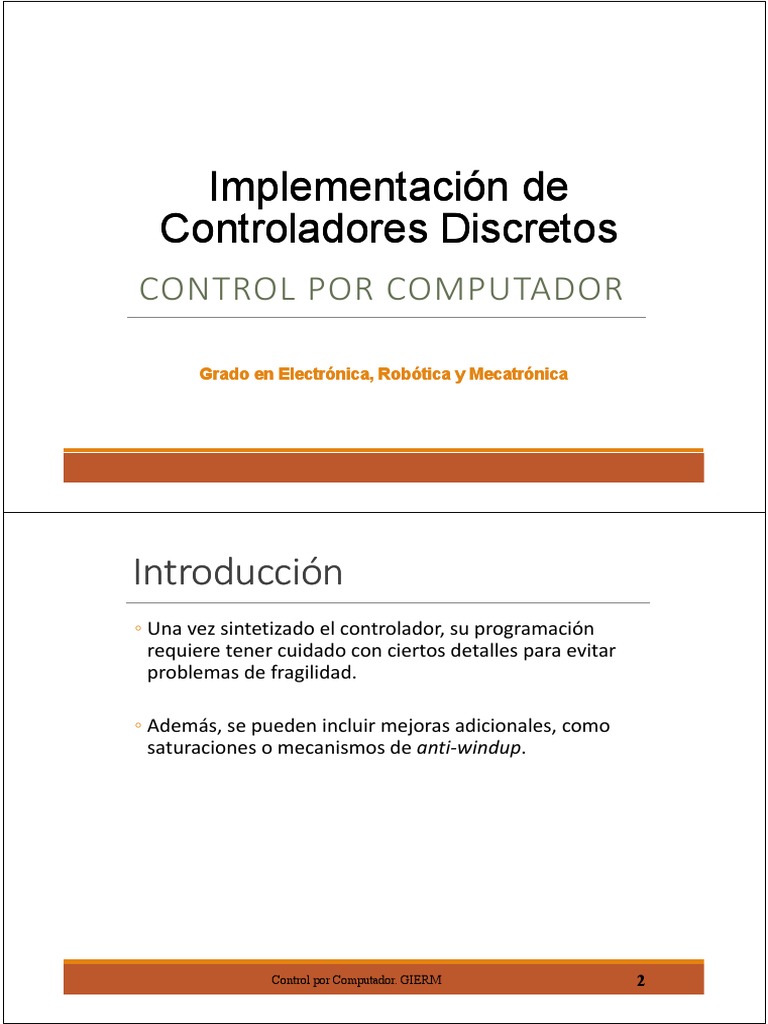 CPC_L7_Implementación de Controladores Discretos | PDF | Algoritmos | Ciencias de la Computación