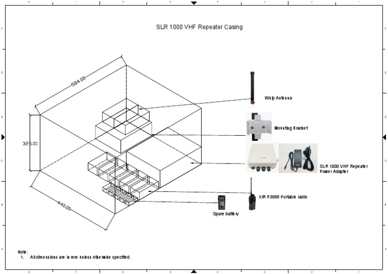 SLR 1000 VHF Repeater Casing | PDF