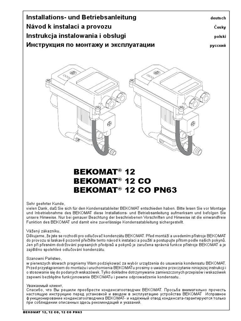 BEKOMAT 12 - Deczplru - 0206 PDF | PDF