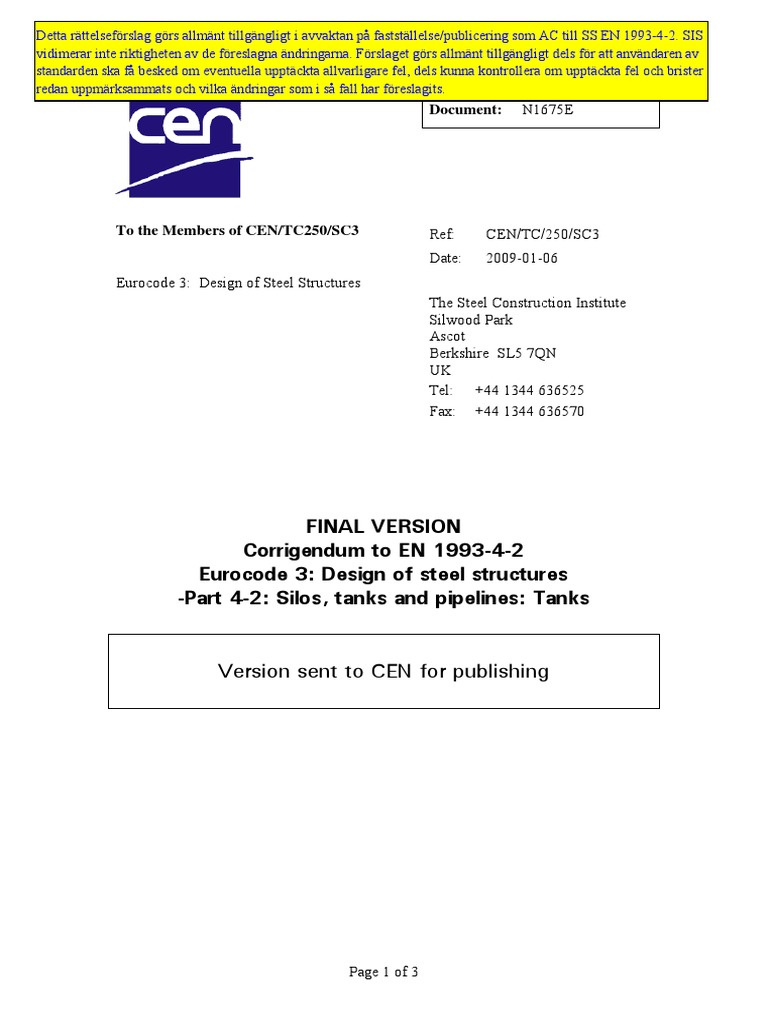 EC3 Part 4-2 PDF | PDF | Civil Engineering | Structural Engineering