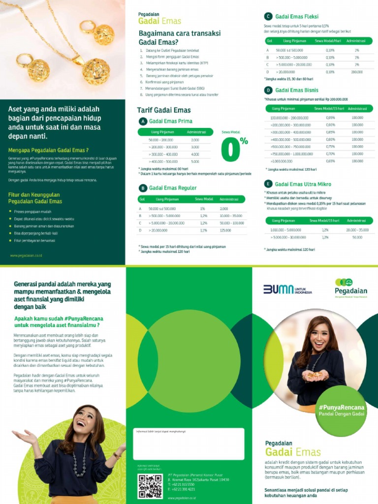 Brosur Gadai Emas PDF | PDF