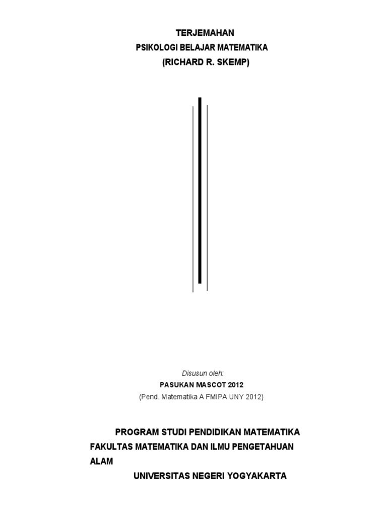 PDF Richard R Skemp Psikologi P Math Terjemahan - Compress | PDF